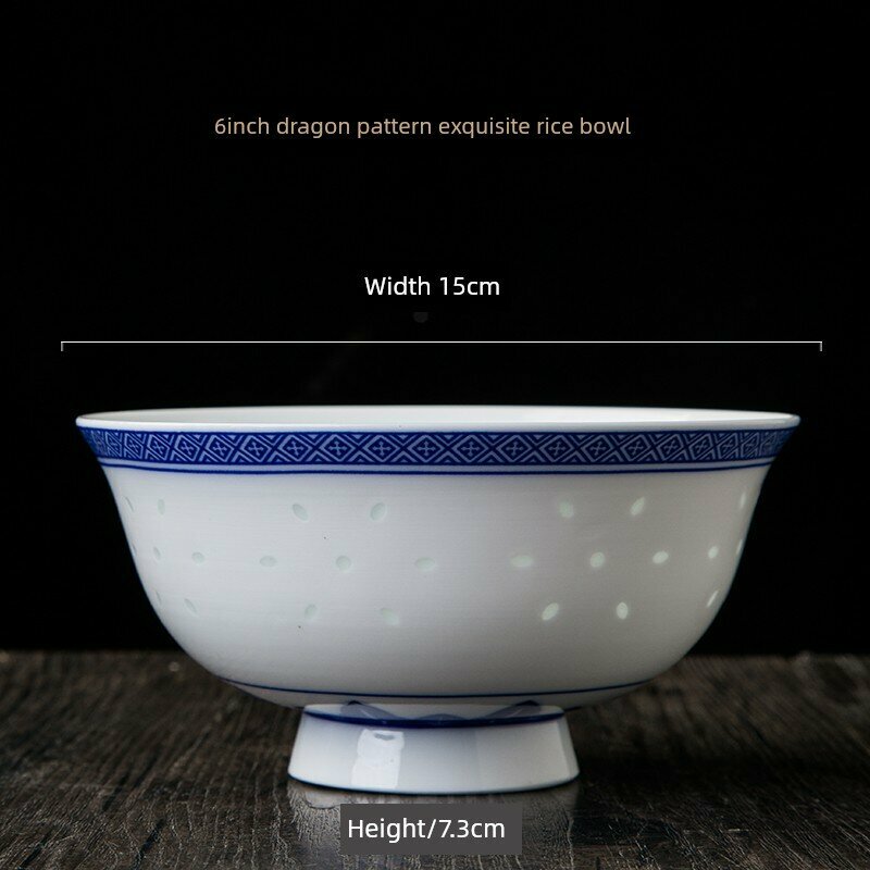 Чаша для риса, чаша для лапши, средняя чаша, рисовая чаша, в китайском стиле, старинная, ностальгическая, чаша из