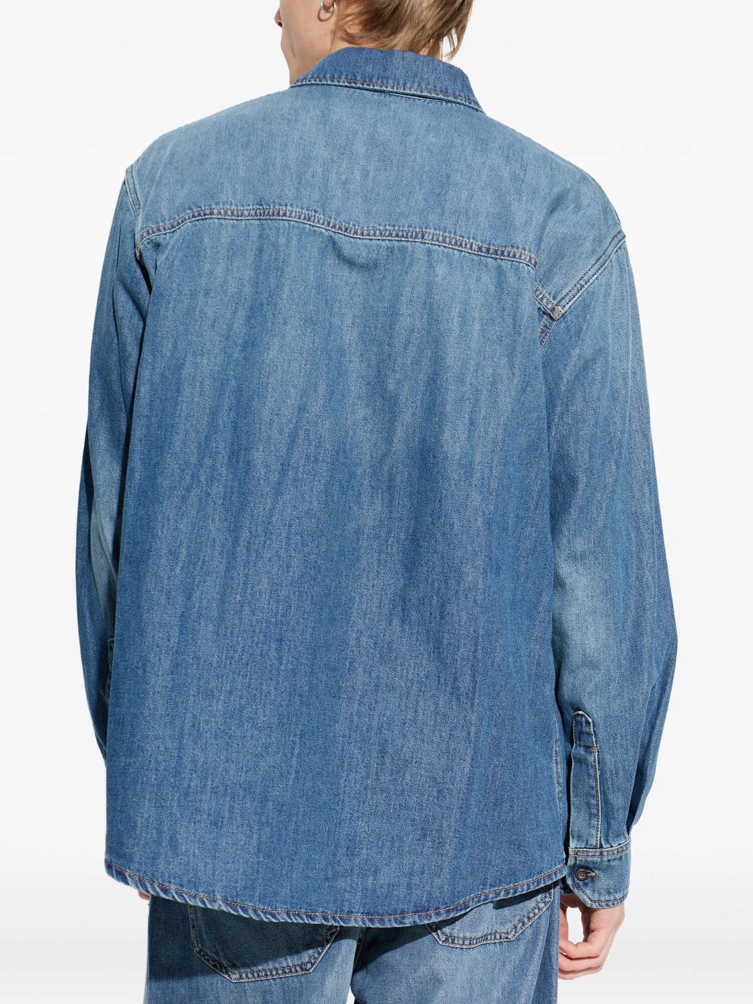 Рубашка DARKPARK Cotton shirt, размер M, синий — фото 1