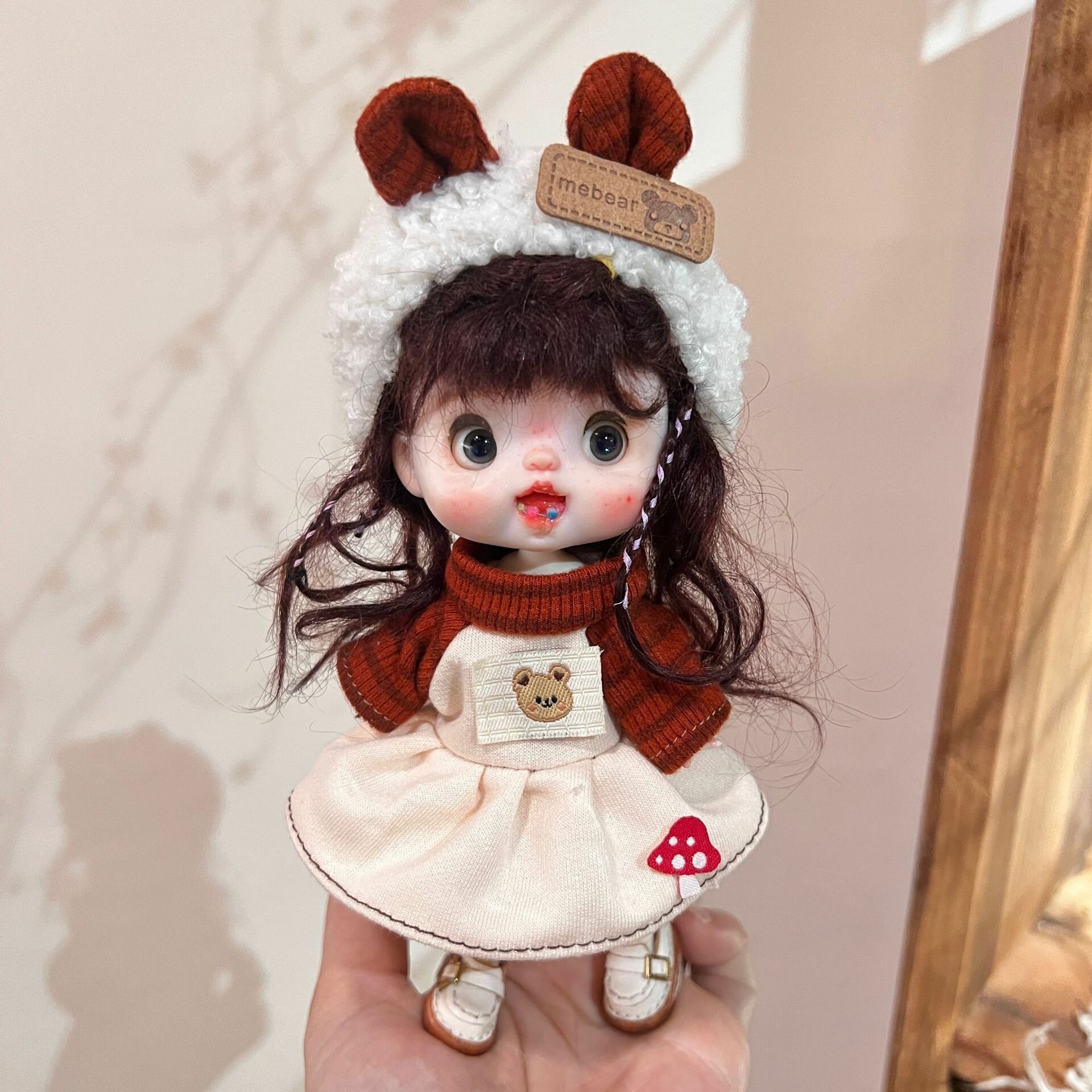 Повседневный комплект одежды для кукол 16-17 см подходит для OB11/YMY/GSC Без куклы и обуви