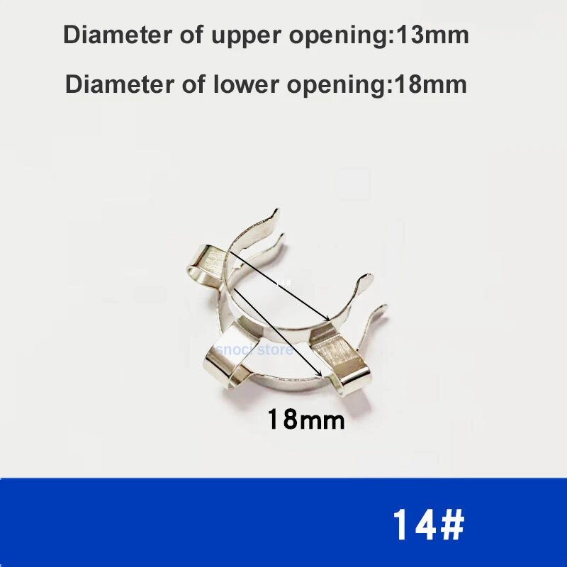 Зажим лабораторный Keck, 13/18 мм, metal-14mm-5Pcs