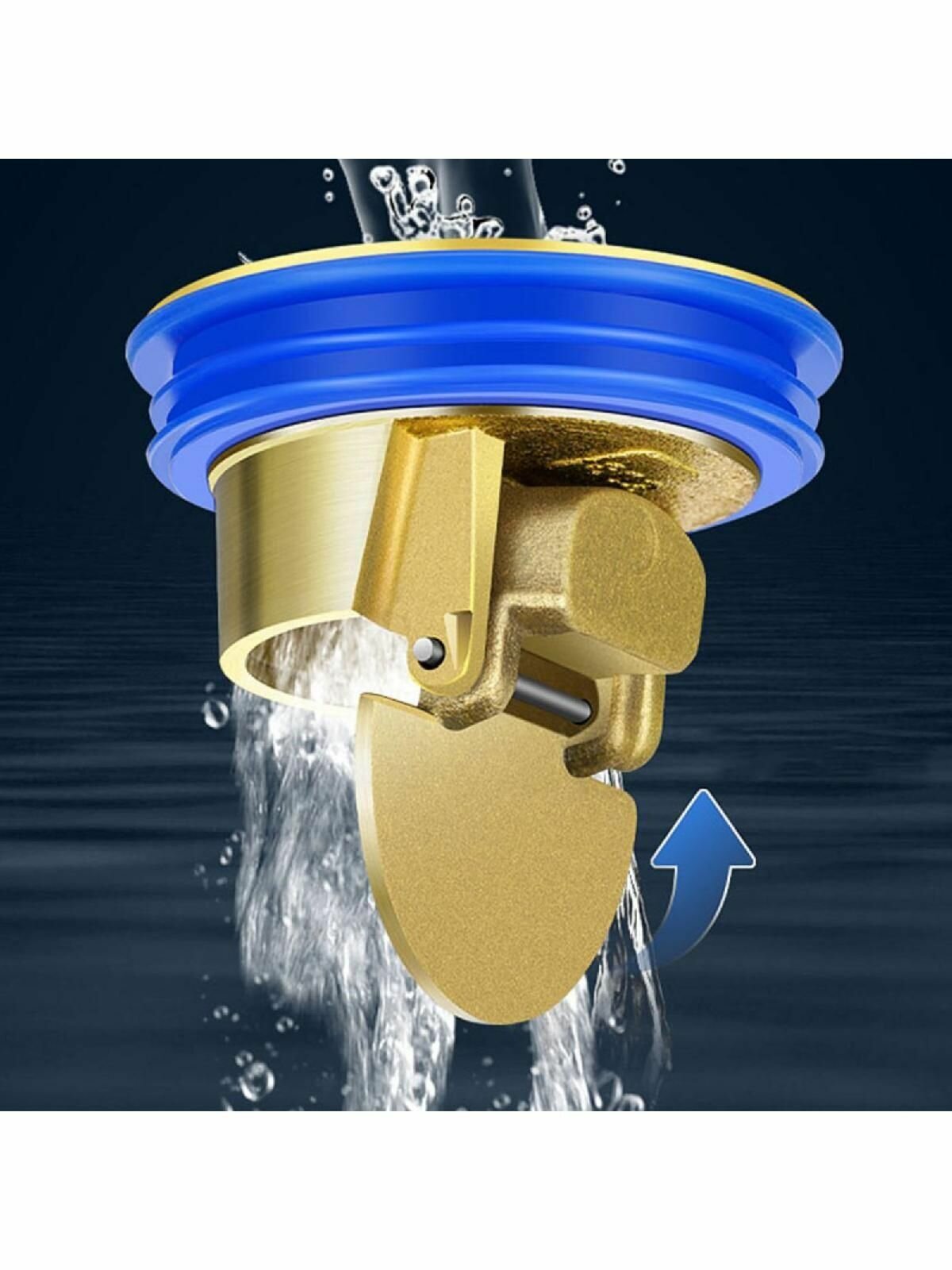 Сухой затвор для канализации, эксклюзивный напольный сифон от запаха