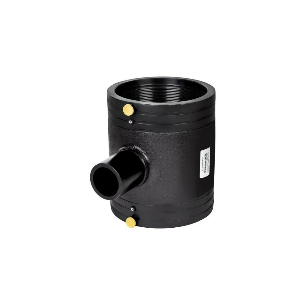 Тройник электросварной редукционный GasFusion D75х63 SDR11 20075063 бытовой угловой из ПЭ100 для электросварки