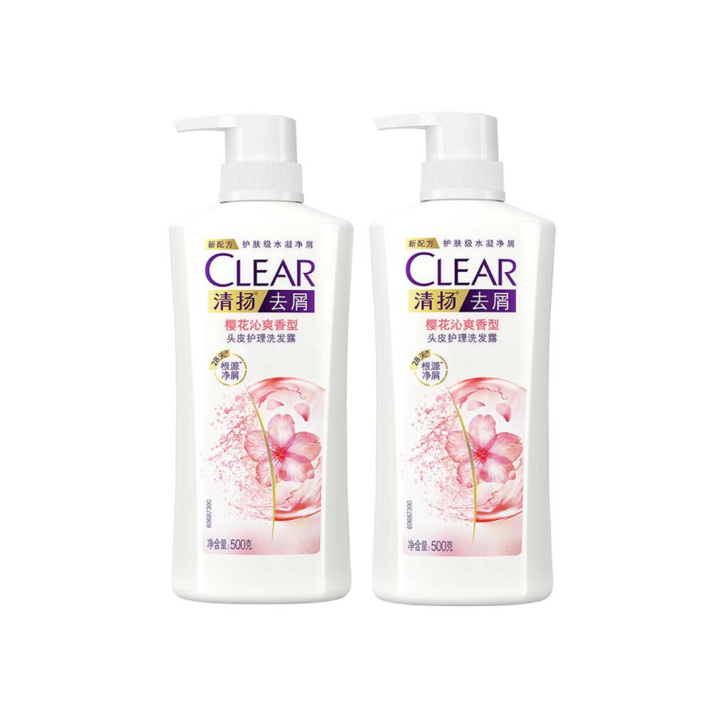 Шампунь унисекс CLEAR 1518899478, увлажняющий от перхоти, аромат цветущей сакуры