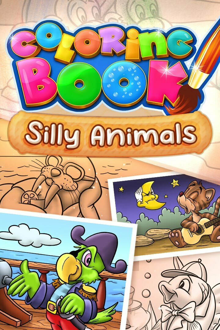 Дополнение Coloring Book: Silly Animals — Xbox Series X|S, Xbox One, PC — Цифровая версия