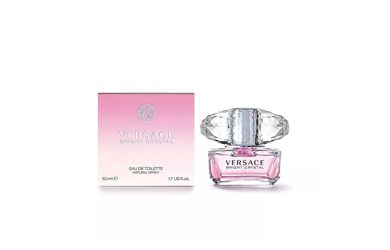 Versace Bright Crystal 50 мл туалетная вода женская , цветочные, фруктовые