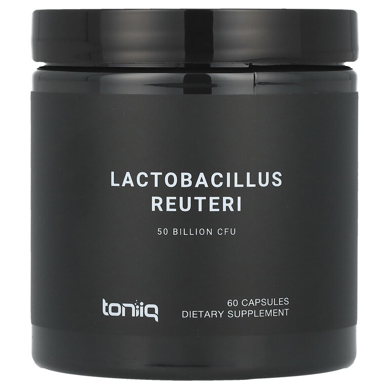 Toniiq Lactobacillus, Лактобактерии реутери, 50 млрд КОЕ, 60 капсул из США