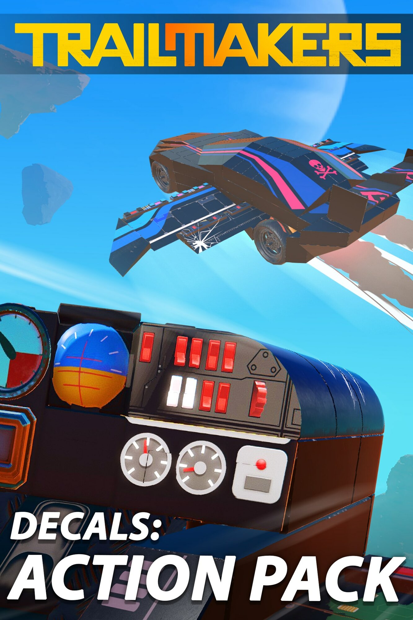 Дополнение Trailmakers: Decals Action Pack — Xbox Series X|S, Xbox One, PC — Цифровая активация