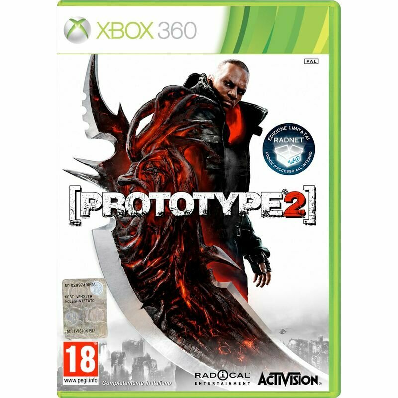 Игра Prototype 2. Radnet Edition (английская версия) для Xbox 360