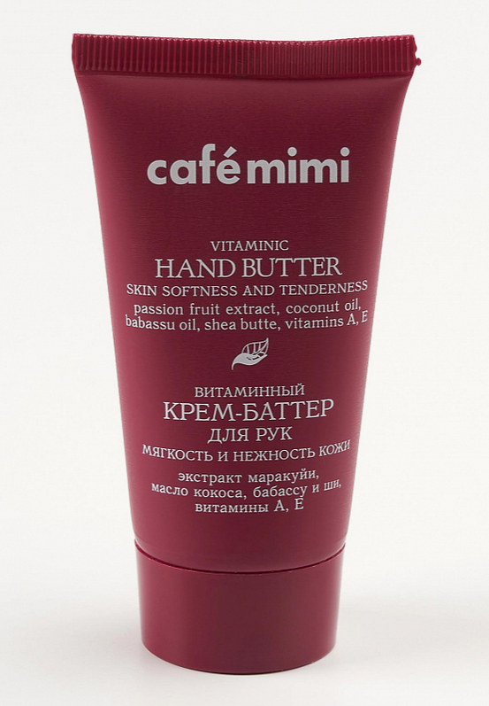 Cafe Mimi Крем-баттер для рук Витаминный Мягкость и нежность кожи, 50мл