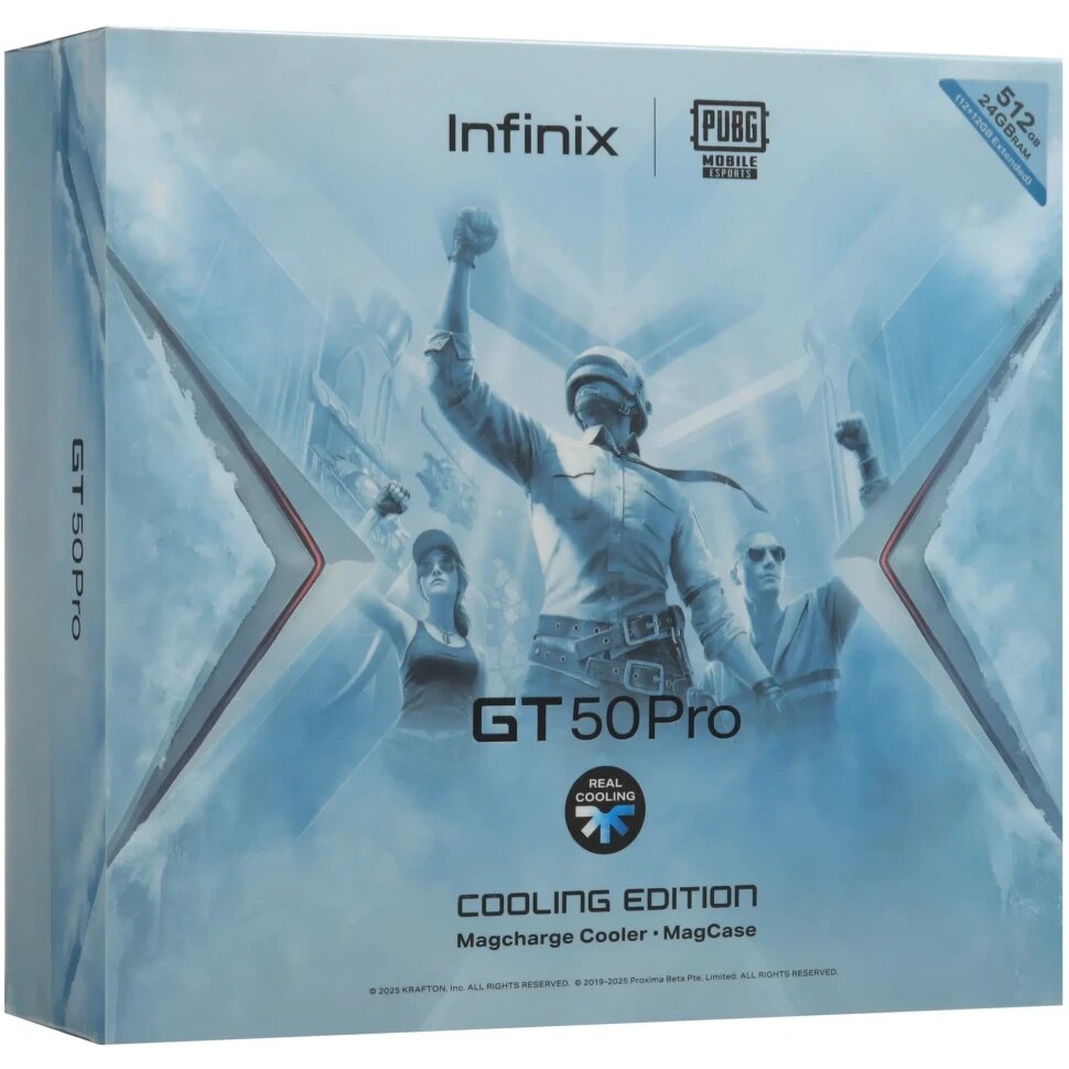 6.78" Смартфон Infinix GT 50 Pro Игровой Комплект 12/512 ГБ черный