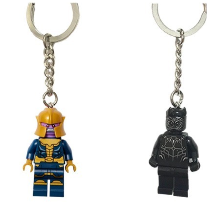 Брелок LEGO Black Panther+Thanos, унисекс