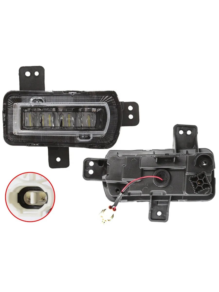 Фара противотуманная SAT ST-20-GLCRR справа Geely Coolray 18-24