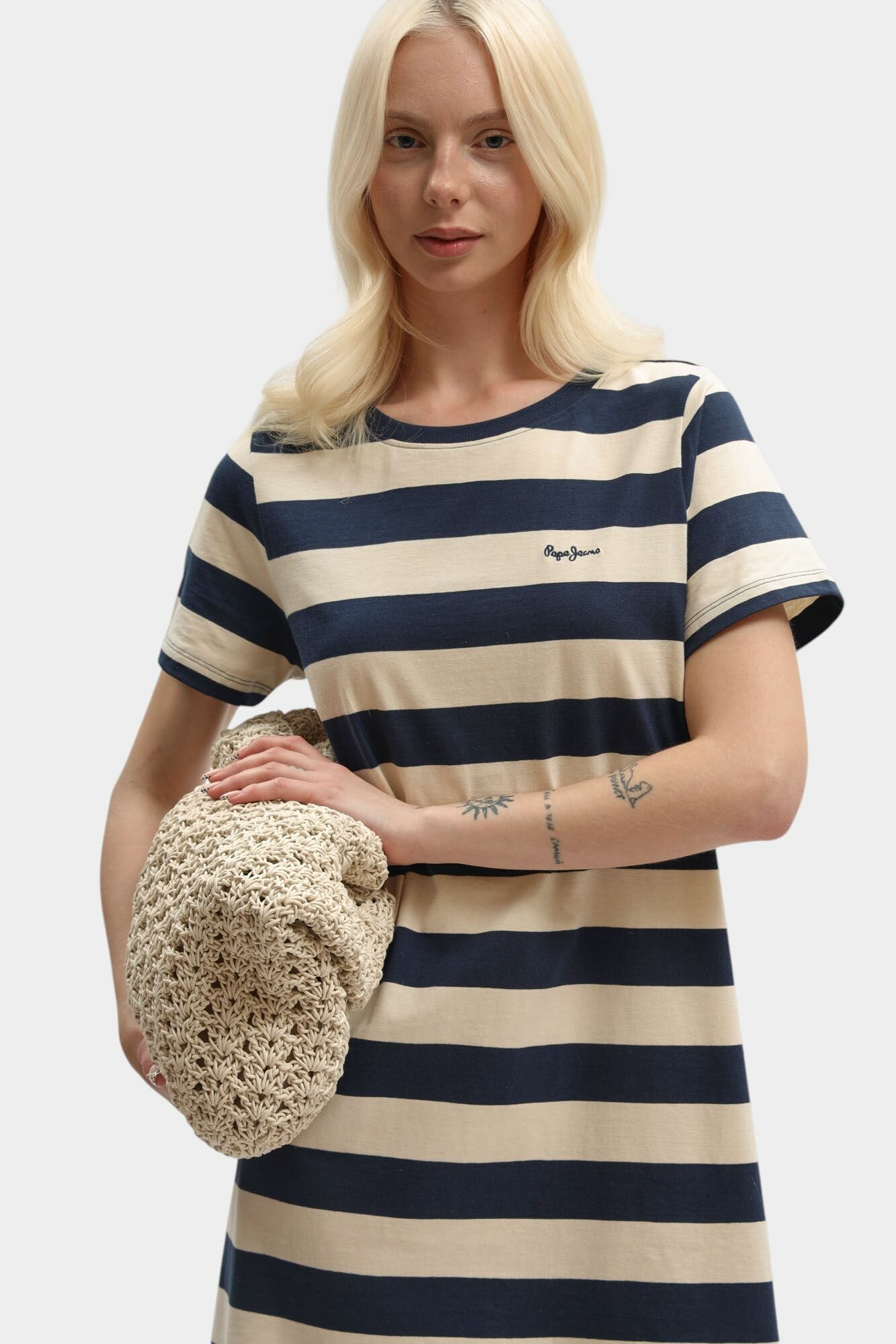Платье Pepe Jeans, размер S, синий — фото 1