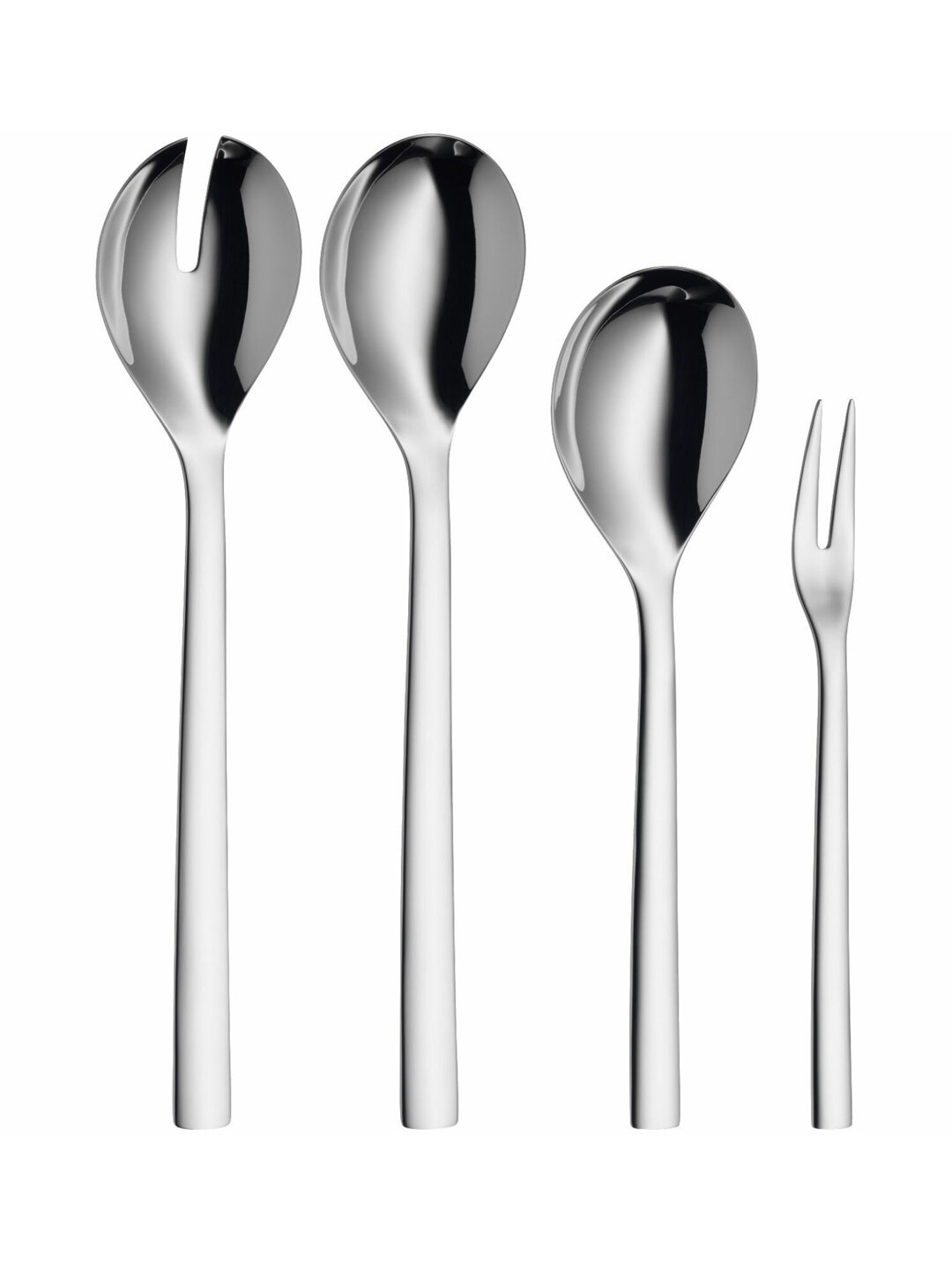 Набор для сервировки WMF Nuova 4 предмета, из нержавеющей стали Cromargan, можно мыть в посудомоечной машине, серебристый