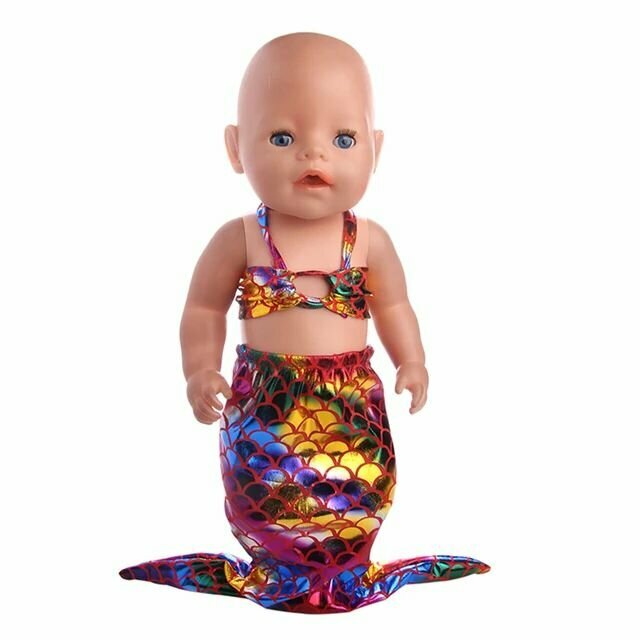 Одежда для кукол 38-43 см Костюм русалки