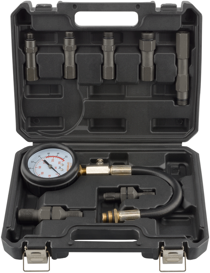 Компрессометр бензиновый 21кгс/см2-21 бар 8 предметов