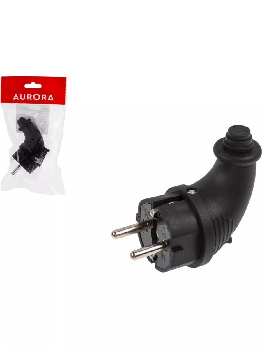 Aurora Вилка угловая 16А 250В A100-011