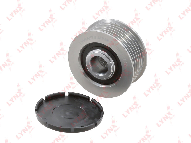 Муфта свободного хода генератора LYNXauto PA-1070. Для FORD форд C-Max(Ц Макс) 1.8D 07-10/Focus(Фокус) I-II 1.8D 01>/Mondeo(Мондео) IV 1.8D 07>/Galaxy