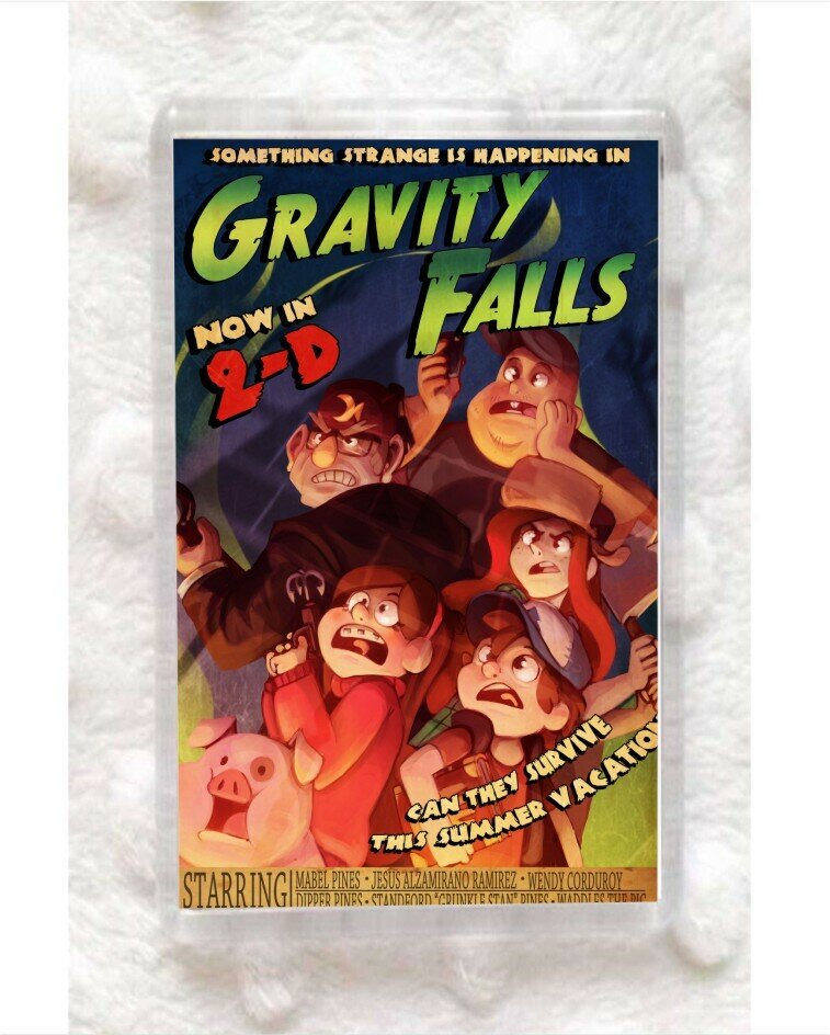 Магнит акриловый прямоугольный Mewni-Shop с принтом "Гравити Фолз" - 0012