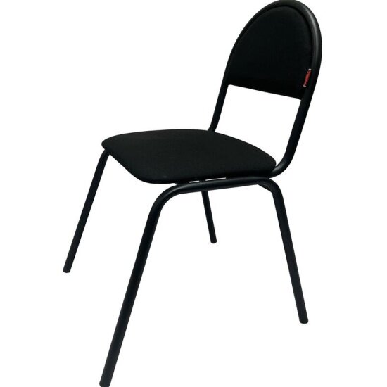 Офисный стул Attache КО_Echair 00С Серна каркас черный, ткань черная 101