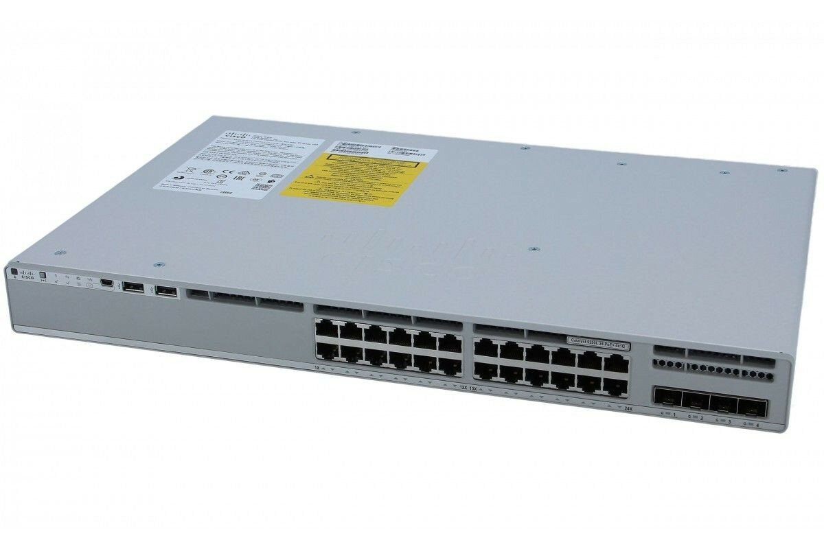 Коммутатор Cisco Catalyst C9200L-24T-4X-E 24 х 1Гбит/с 4 х SFP 10Гбит/с