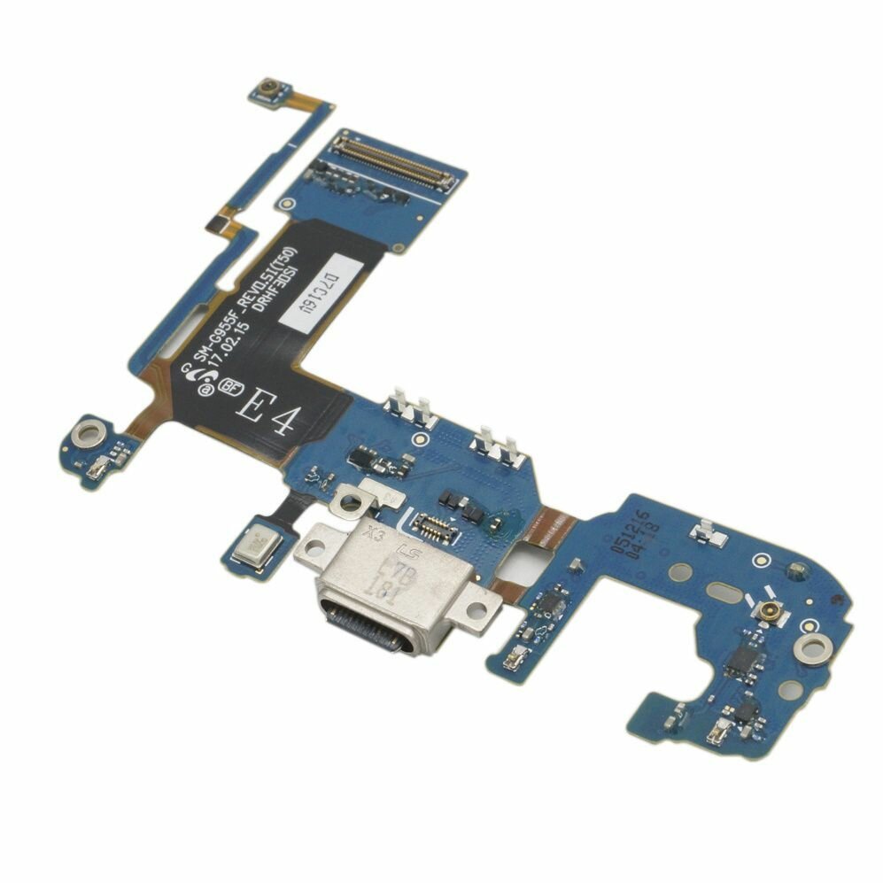 Шлейф Samsung Galaxy S8 Plus / S8+ (SM-G955F / G955F / G955FD / G955) Разъем зарядки и микрофон Новый