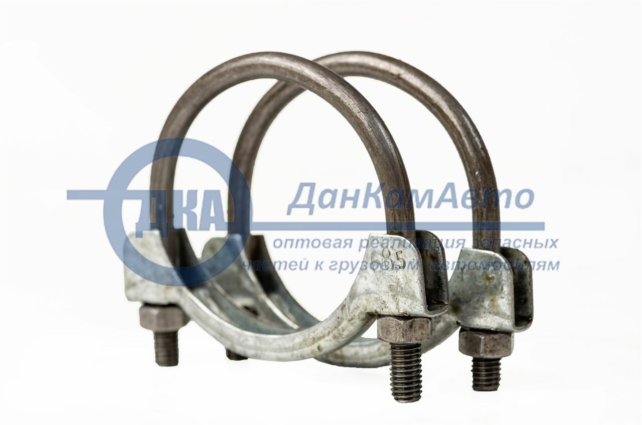 Хомут глушителя малый (на металлорукав) а/м КАМАЗ (68,5 мм)
