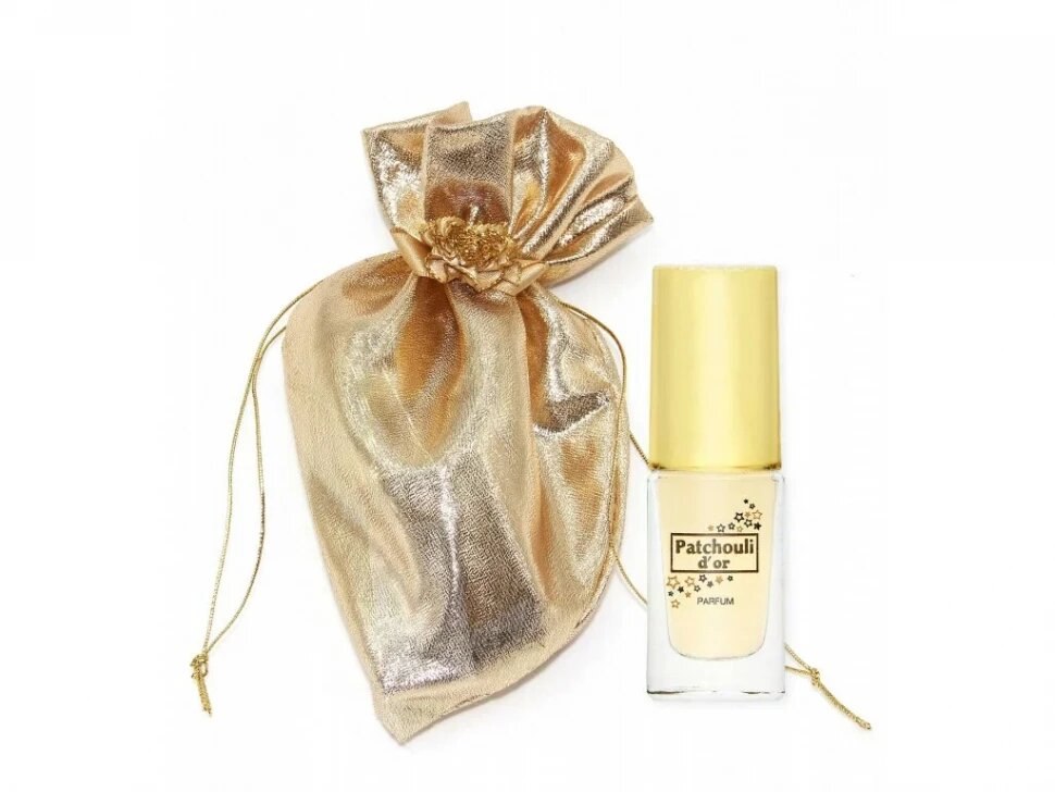 Духи Новая Заря Золотая Пачули 16 мл для женщин, цветочные, в мешочке