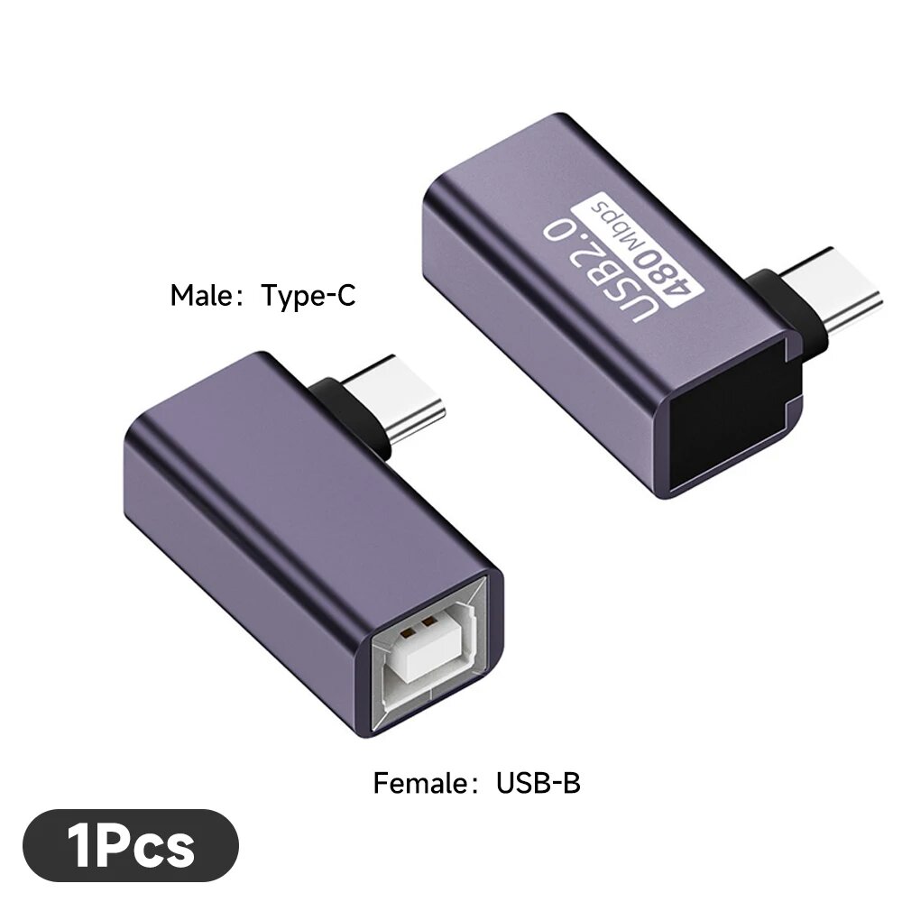 Адаптер USB Type-C на USB-B 2.0, Цвет: 3