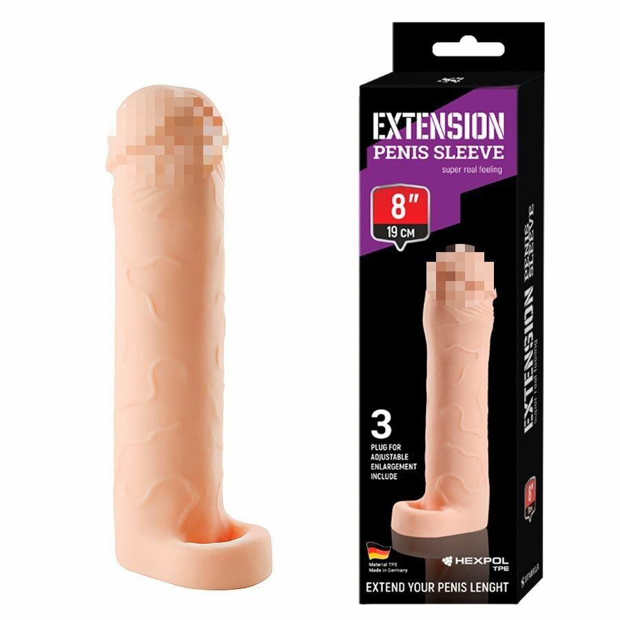 Насадка-удлинитель Extension sleeve, d 48мм, L-19см, с тремя втулками