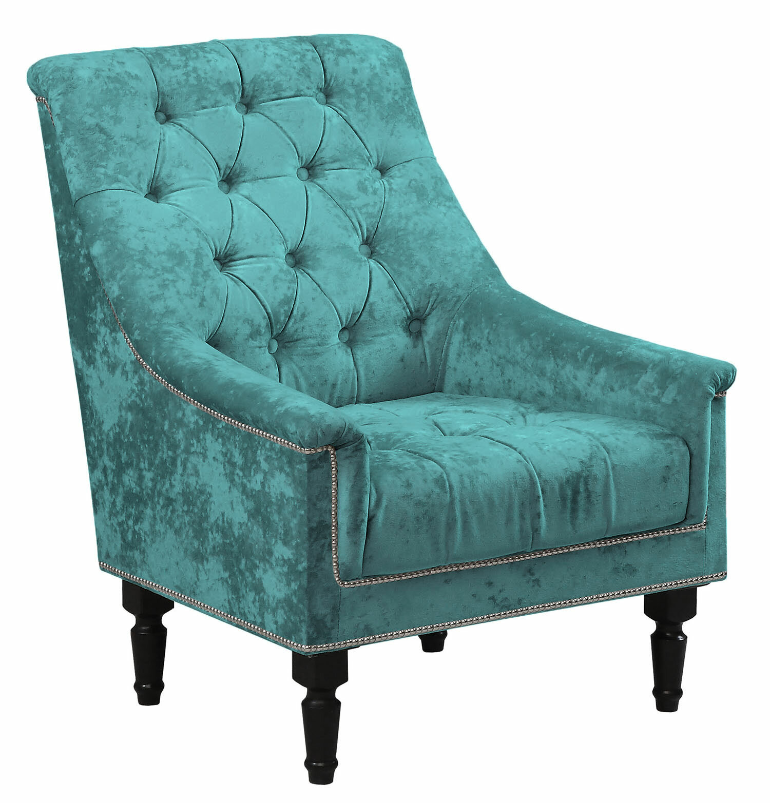 Кресло отдыха Прадо, обивка микровелюр, каркас массив дерева, с ножками и подлокотниками