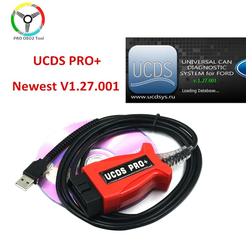 UCDS Pro для Frd UCDS Pro + V1.27.001 полный функционал с 35 токенами UCDS Pro OBD2 Диагностический кабель полная активация UCDS 1,27