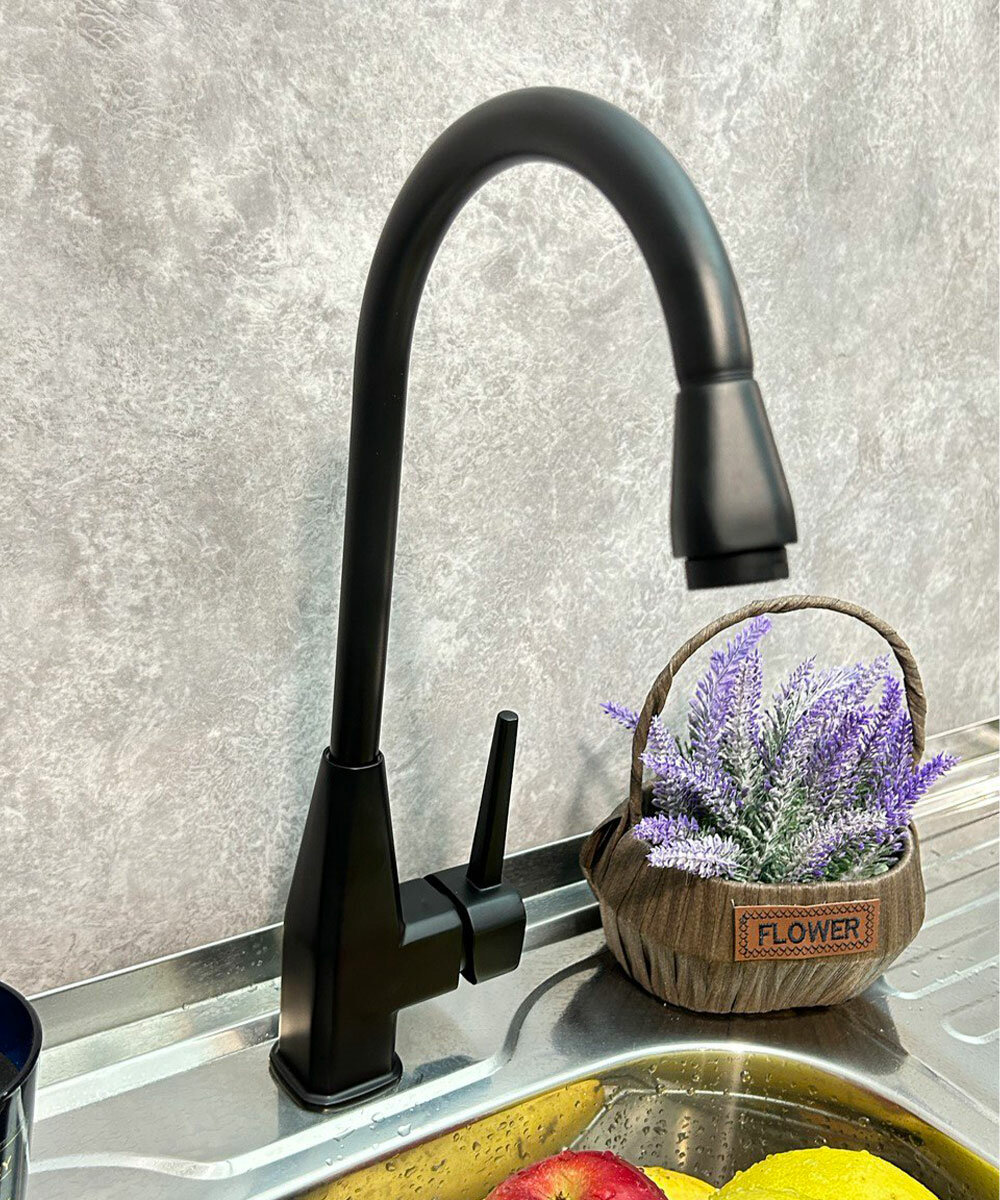 Смеситель для кухни из латуни с высоким изливом H40082-C от бренда Hansen