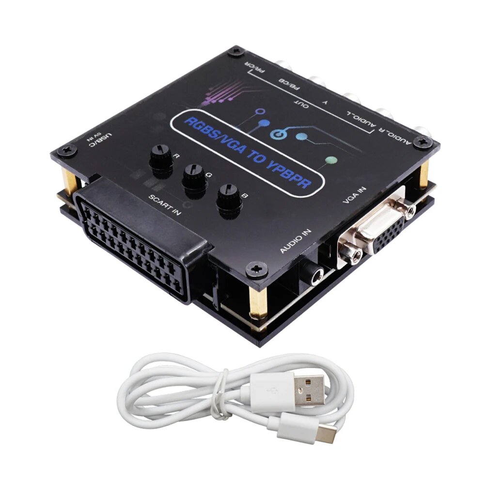Конвертер RGBS VGA SCART в YPBPR