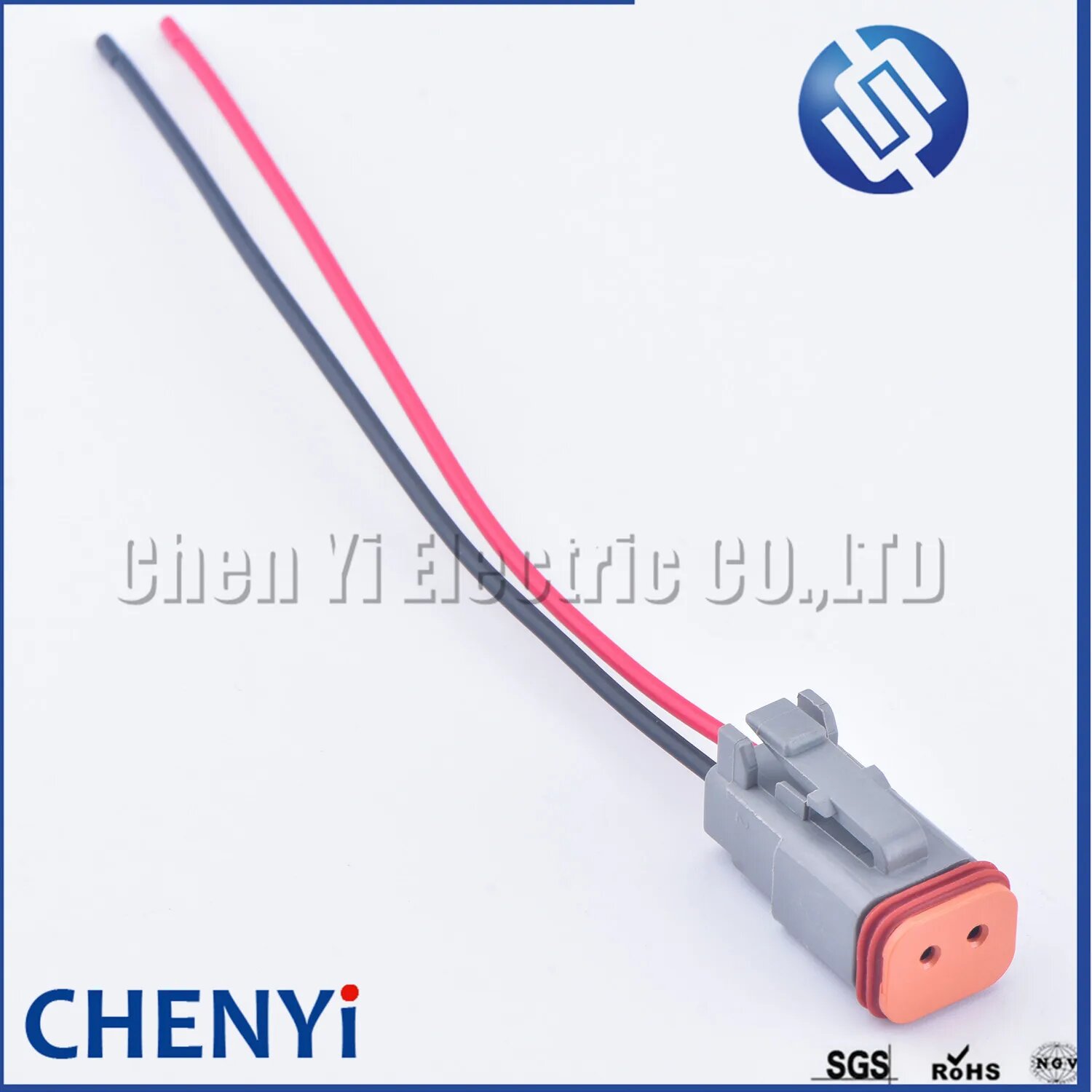 Deutsch DT серии 2-контактный автоматический водонепроницаемый разъем «папа» или «мама» DT06-2S DT04-2P Автомобильный электрический жгут проводов с косичкой