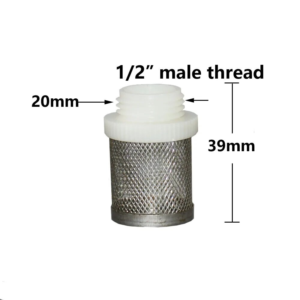 Фильтр шланга 1/2" male thread, 39mm, 20mm, G1I2