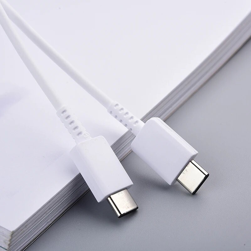 Белый кабель USB Type C to Type C 200см для Samsung