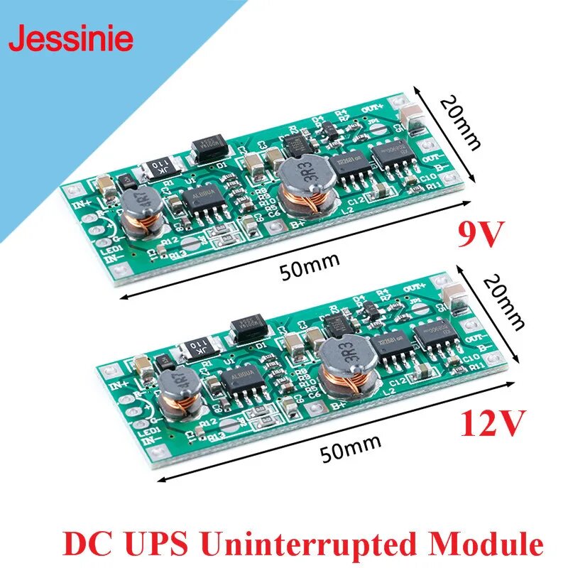 DC UPS модуль бесперебойной зарядки 9V — фото 1