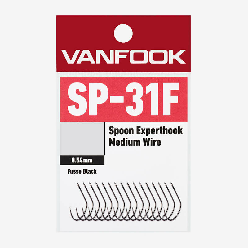 Крючки Vanfook SP-31F Fusso Black #6 (50 шт.)