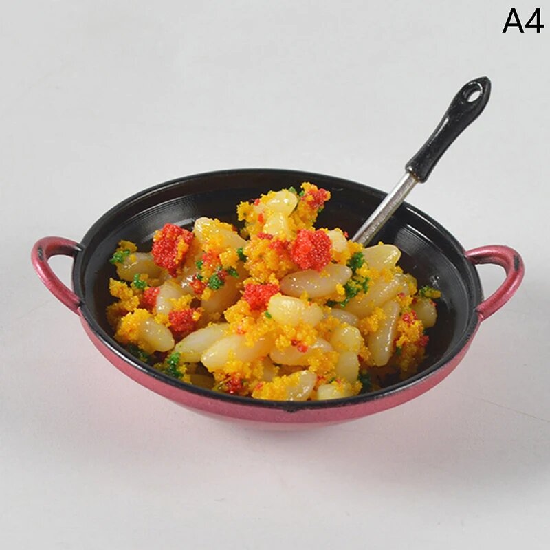 Миниатюрный кулинарный горшок для кукольного домика, A4