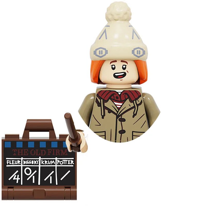 LEGO Harry Potter Виктор Крам. The Old Firm. Коричневый, транс-темно-синий