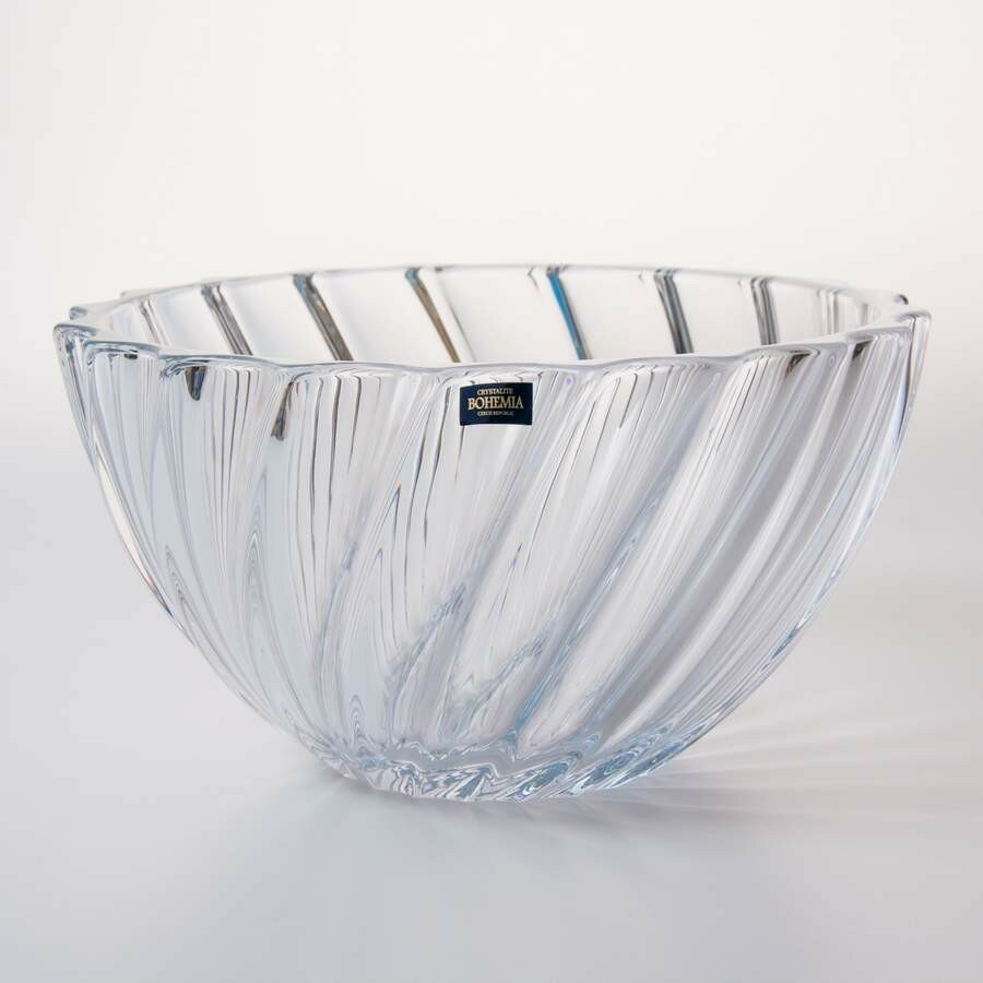 Ваза для фруктов 28cм «Скаллоп» (Crystalite Bohemia S.R.O, Чехия)