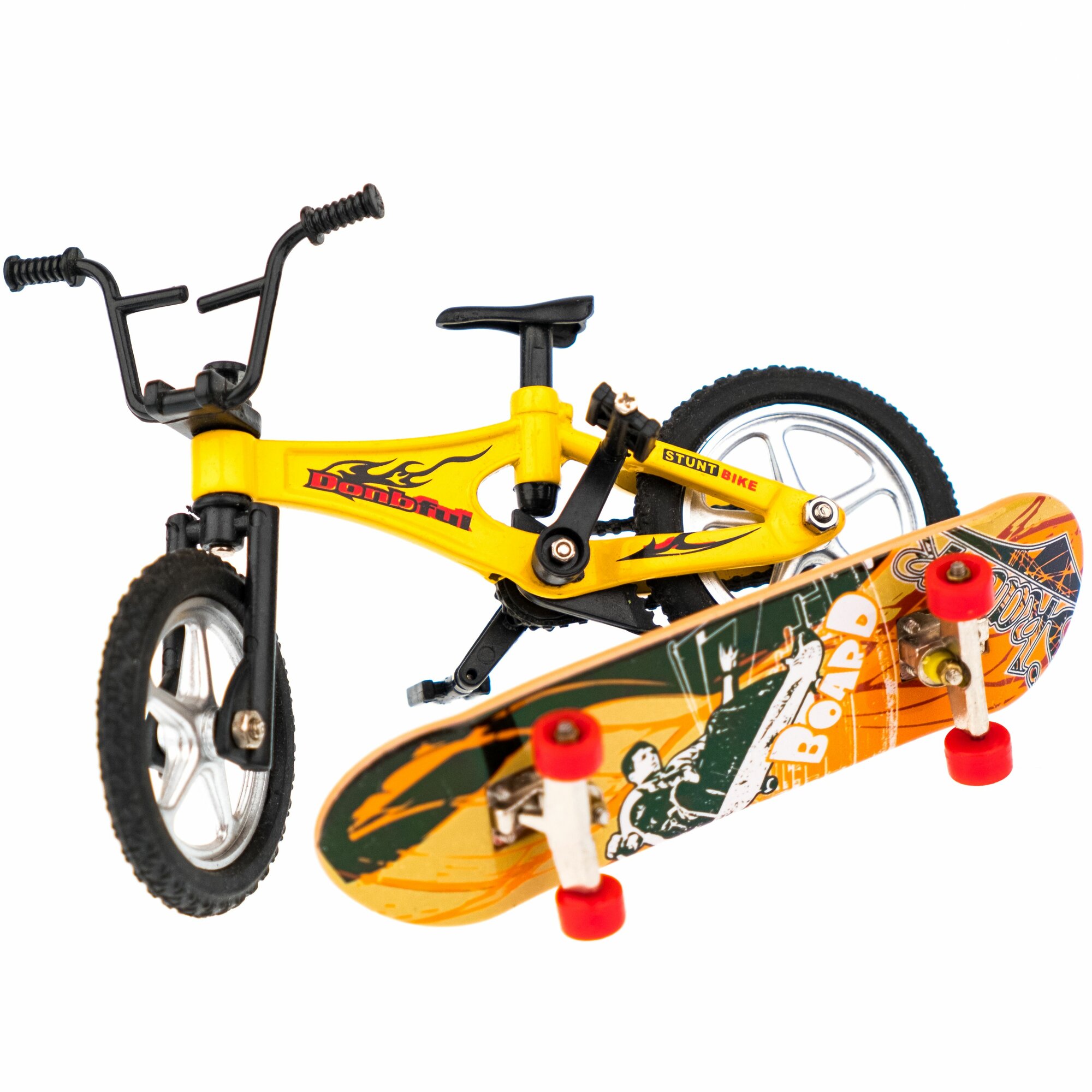 Фингерспрот набор / Велосипед + скейт / bike set A