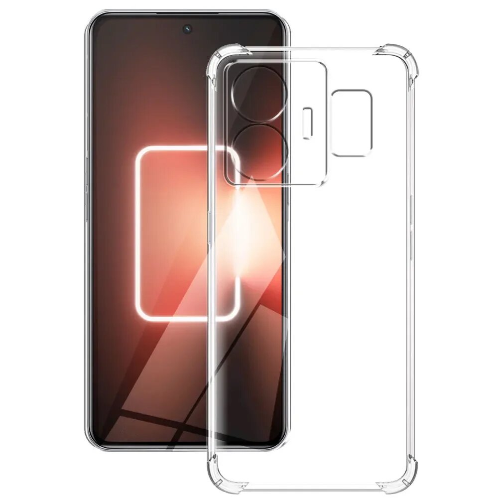 Чехол для OPPO Realme GT3, прозрачный противоударный силиконовый мягкий чехол для телефона Realme GT 3, чехол для Realme GT3, прозрачный чехол