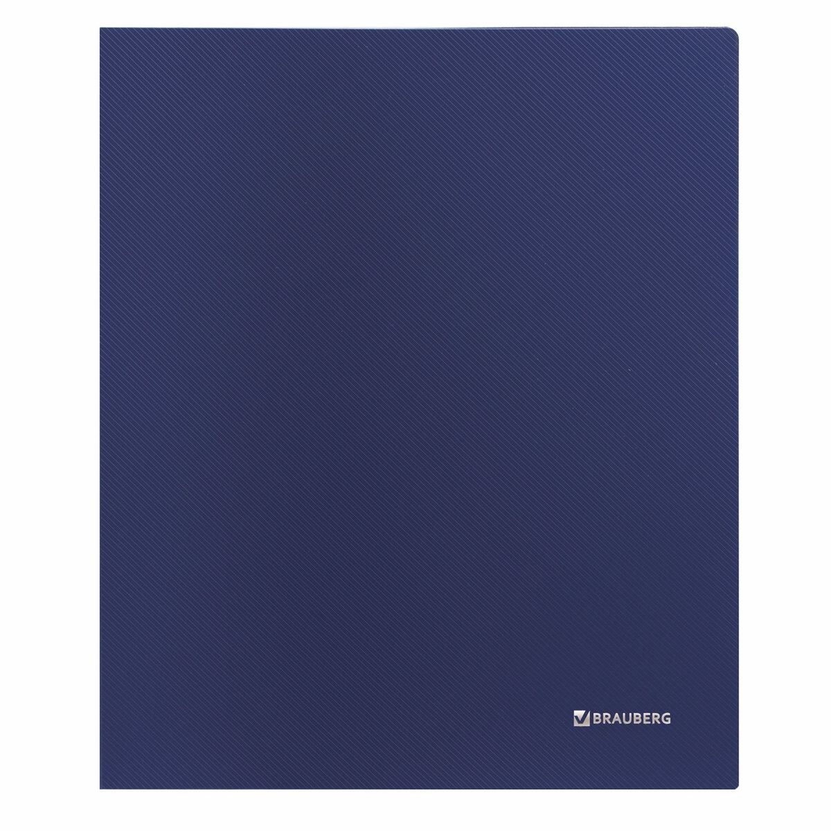 Папка на 2-х кольцах Brauberg "Диагональ" (А4, корешок 40мм, до 250л.) темно-синяя (221348), 10шт.