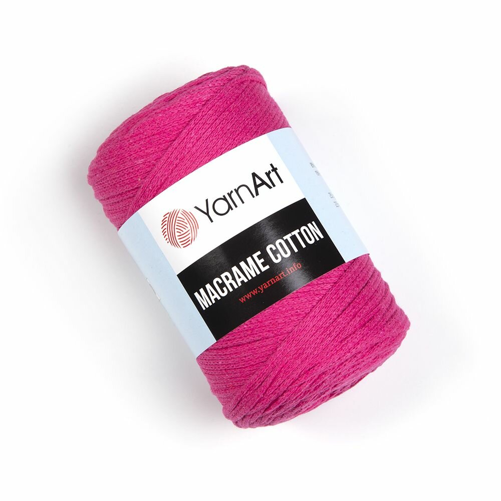 Пряжа YarnArt Macrame Cotton (2 мотка) 771 малиновый