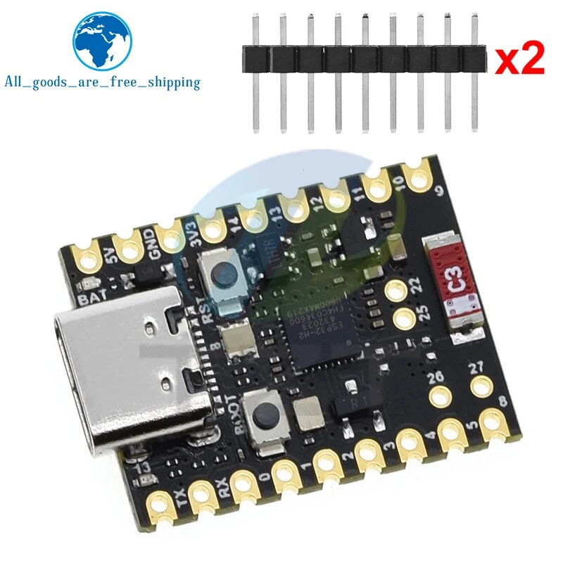 Микроконтроллер ESP32-H2 SuperMini, 3шт — фото 1