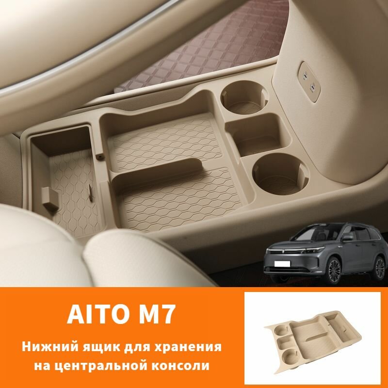 AITO M7 Нижний ящик для хранения на центральной консоли, aito m7 Автозапчасти