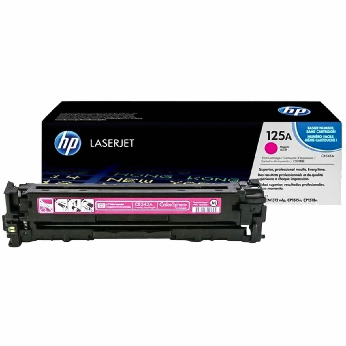 Картридж оригинальный HP 125A CB543A (1400 страниц) пурпурный