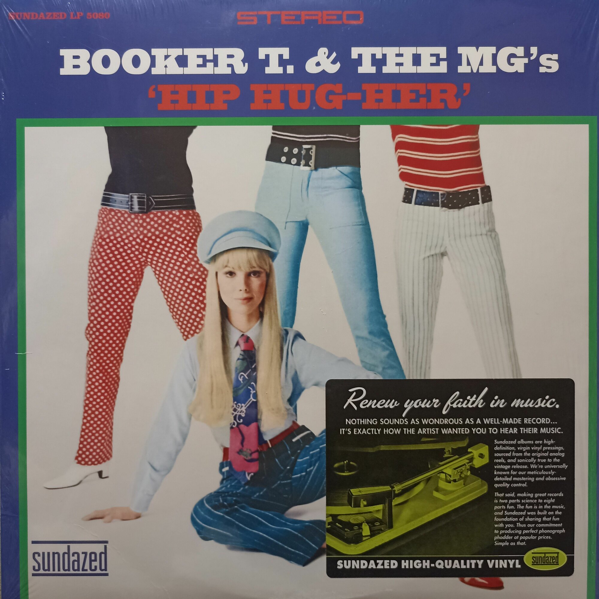 Виниловая пластинка Booker T. & The MG's - Hip Hug-Her I(США) LP